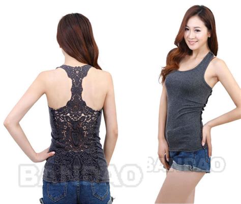 Summer S Sexy Lace Singlets Back Hollow Out Wholesale Summer Womens