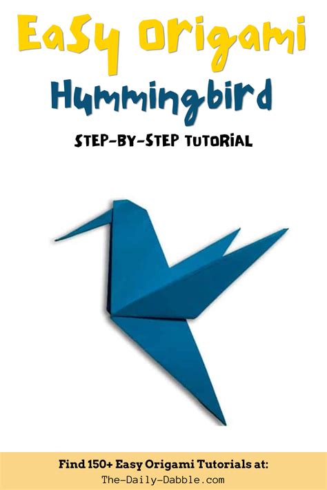 Discover The Easiest Way To Create A Gorgeous Origami Hummingbird