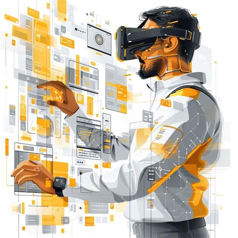 Developer Cybersecurity Analyst In A Smart Mobility Vector Background Premium Ai Generated Image