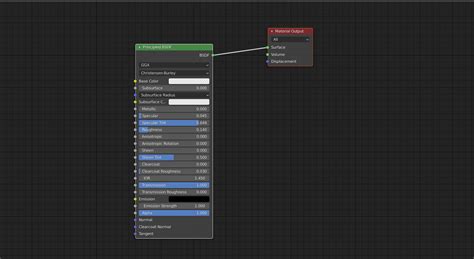 Modeling How Do I Add An Emissions Node To A Material With A Mixed