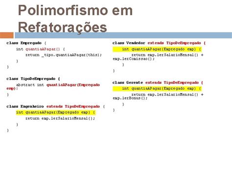 Poo Polimorfismo O Que Polimorfismo Significa Muitas Formas