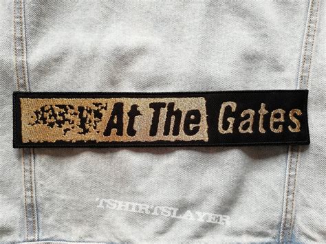 At The Gates Logo Backshape Tshirtslayer Tshirt And Battlejacket