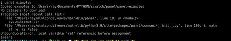 Panel Examples Gives Unboundlocalerror · Issue 2882 · Holovizpanel · Github