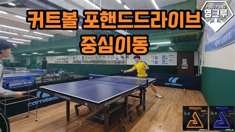 탁구레슨 커트볼포핸드불규칙 박서희 탁구 탁구레슨 드라이브 Youtube