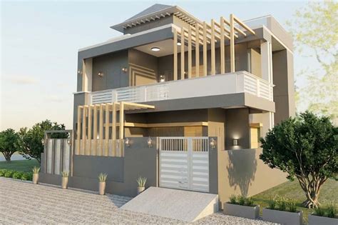 Artstation Modern Duplex House