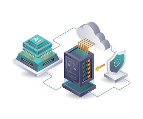 Premium Vector System For Analyzing Cloud Server Data Security Using