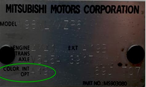 Mitsubishi Titanium Grey Metallic U17 Car Paint