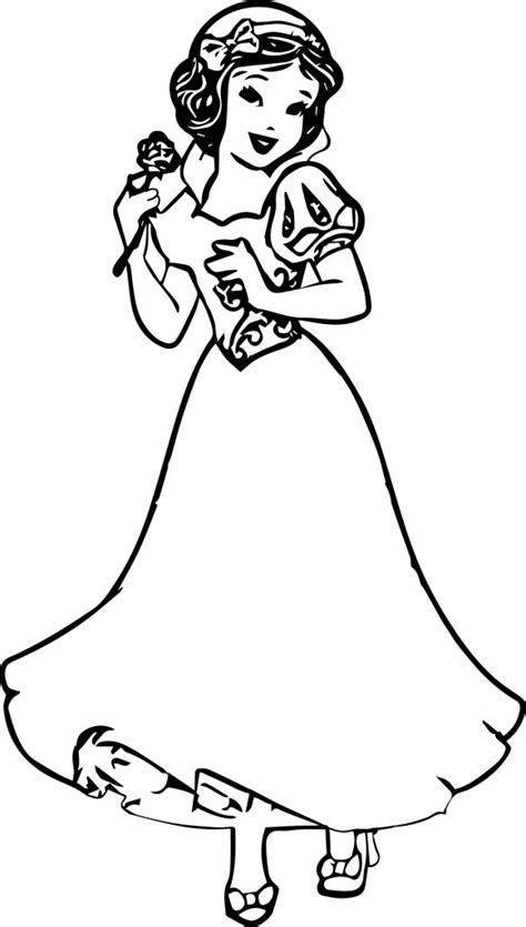 Disney Princess Flower Coloring Pages
