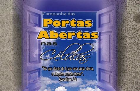 MinistÉrio ApostÓlico Gerando Vidas Campanha Das Portas Abertas Da