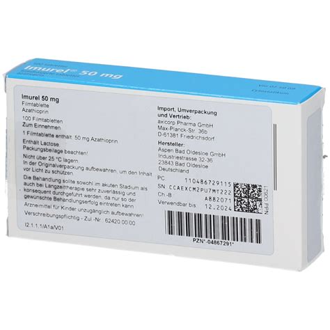 Imurel 50 Mg 100 St Mit Dem E Rezept Kaufen Shop Apotheke