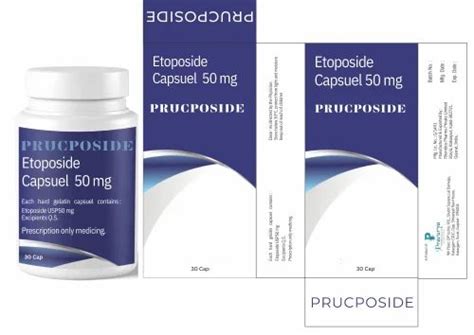 Etoposide Capsules 50mg At ₹ 1500box Etoposide Capsule In Surat Id