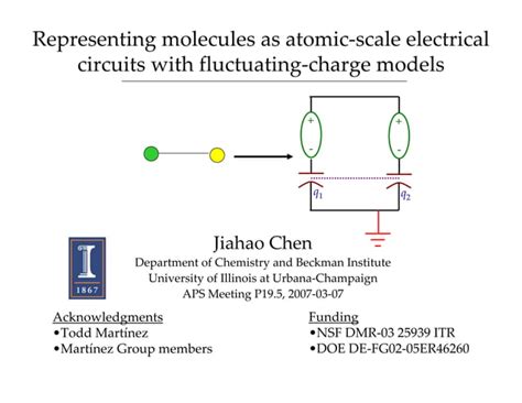 Representing Molecules As Atomic Scale Electrical Circuits With