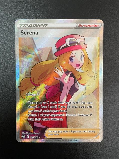 Serena 193195 Full Art Ultra Rare Sword And Shield Silver Tempest
