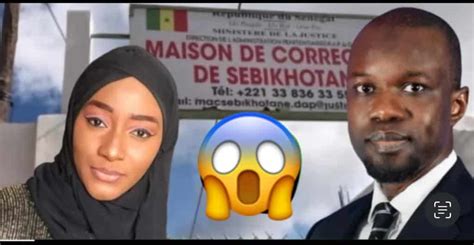 Sonko Et La Prison Sa 2e Femme Anna Fait Deffroyables Révélations Défoul Grève De La Faim
