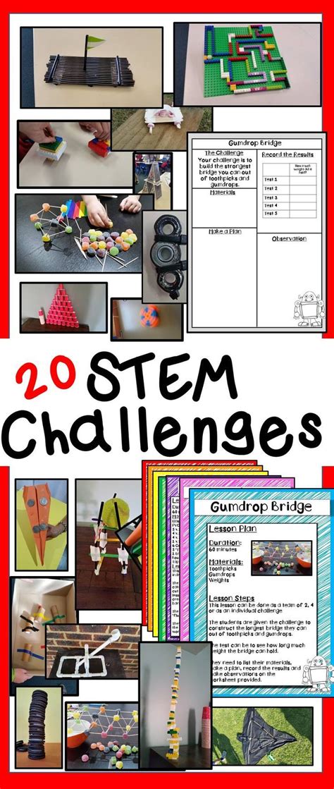 Stem Activities 20 Challenges Pack 2 Stem Activities Stem