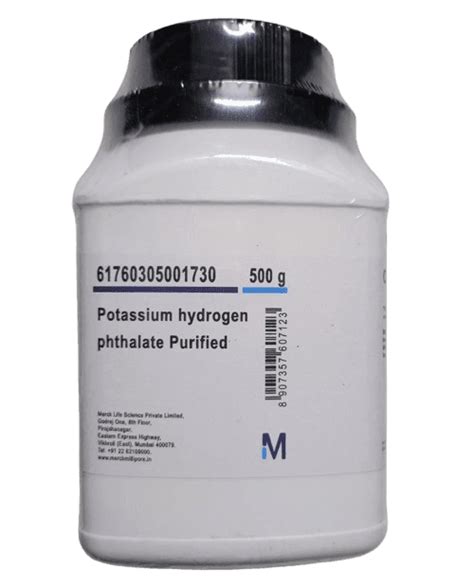 Potassium Hydrogen Phthalate 500gm Merck India Bizco Bd