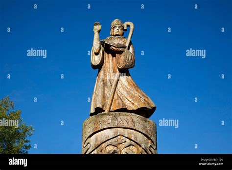 Sculpture Of St Carthage By Nancy Hemming Lismore Millennium Park