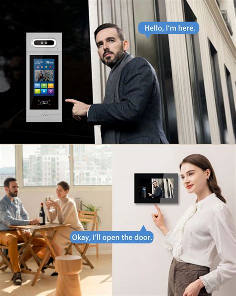Tcp Ip Linux Operating Video Intercom System 1monitors Face Recognition