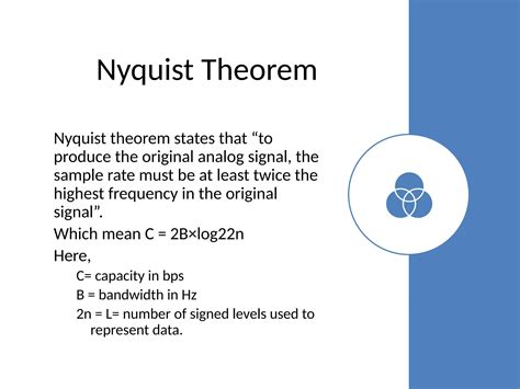 Maximizing Network Efficiency Exploring Shannons And Nyquist Theorems
