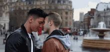 Romantic Couple Gay Love Wins Nuzzling 