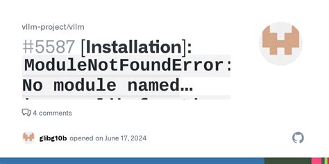 Installation `modulenotfounderror No Module Named Numpylib