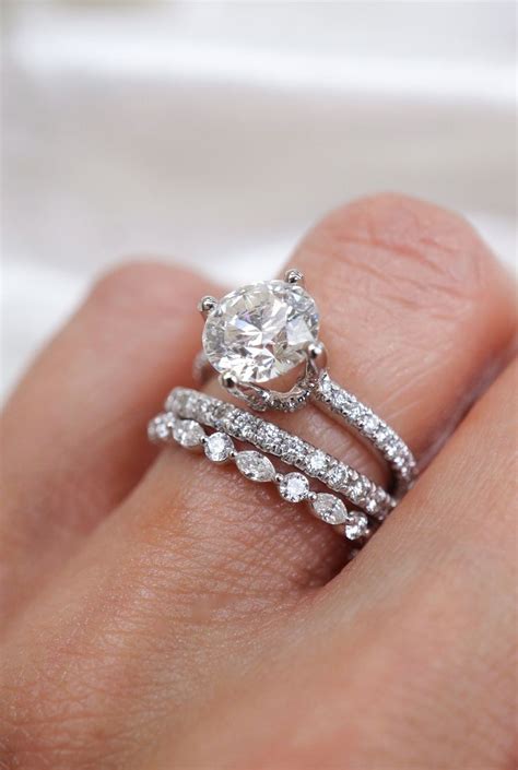 Womens Stackable Diamond Rings Otto Glass