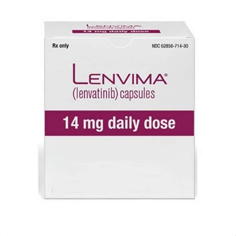 Lenvima 14 Mg Lenvatinib Capsules At ₹ 6800box Antineoplastic Agent
