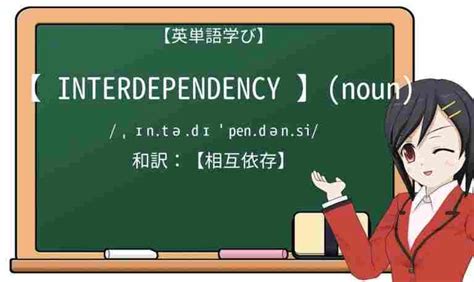 【英単語】interdependencyを徹底解説！意味、使い方、例文、読み方