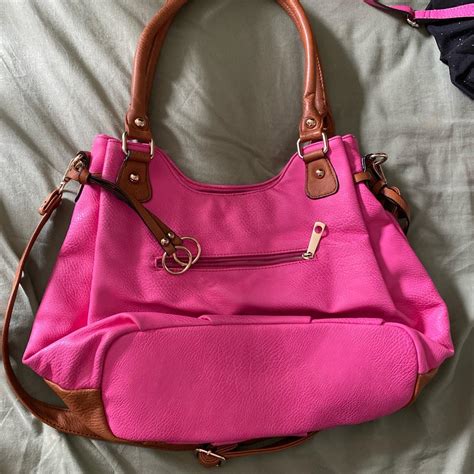 Pink And Brown 2000s Bag Depop