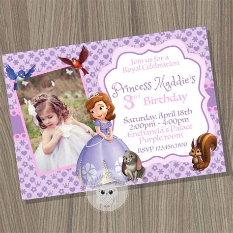 Sofía La Primera Invitación Invitación De La Princesa Sofia