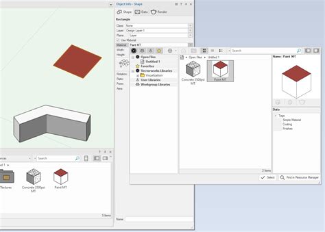 Using Plugin Parameter Type Material Vectorscript Vectorworks