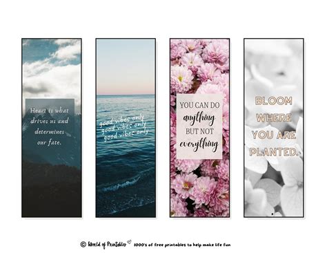 100 Best Bookmark Quotes World Of Printables
