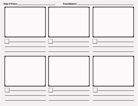 9 Comic Storyboard Templates Doc Pdf