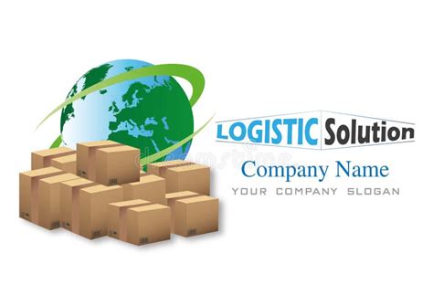 Illustration Graphic Vector Of The Logistics Logo Design Template Stock