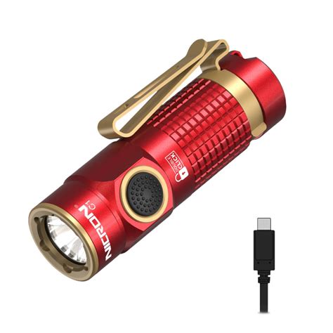 Nicron C1 Edc Flashlight Red Nicron Store