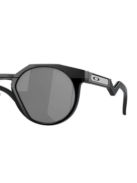 Oakley Hstn Round Frame Sunglasses Black Farfetch Hk