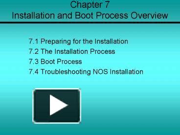 PPT Chapter Installation And Boot Process Overview PowerPoint Presentation Free To View