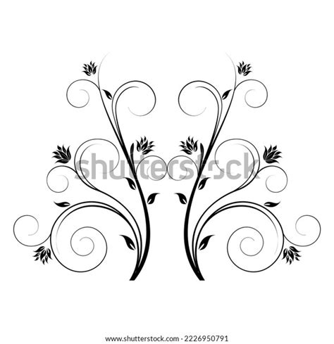 Vector Illustration Tree Silhouette Isolated On Stock Vector Royalty