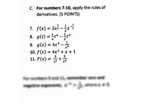 Solution Applying Rules Of Derivatives Example Of Problem Solving
