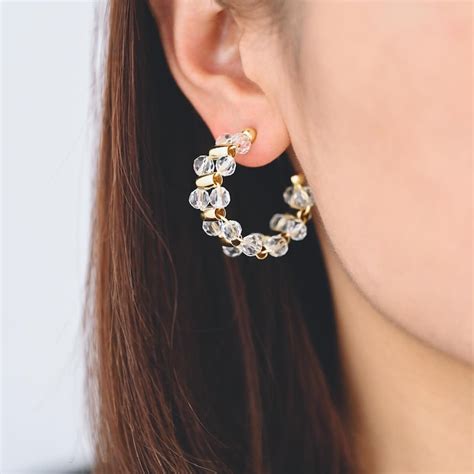 C Shape Earrings Etsy