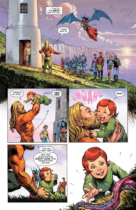 Look At How Adorable Aquamans Daughter Is Aquaman 58 2016 R