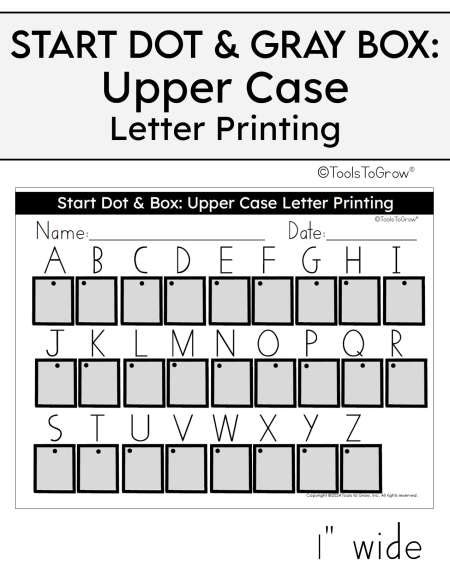 Letter Formation Upper Case Handwriting Therapy Resources Tools