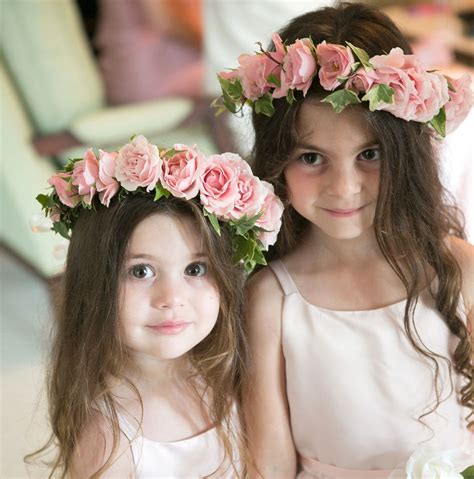 15 Stunning Flower Crowns That Top Off Flower Girl Style Flower Girl
