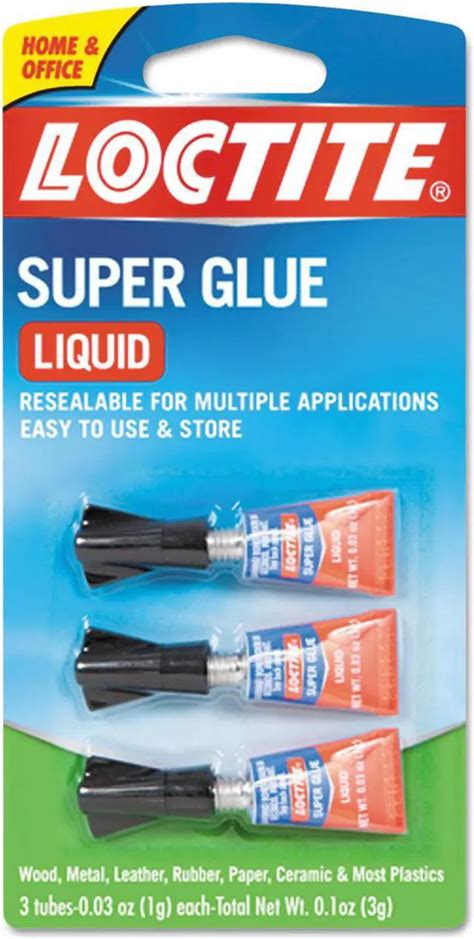 Loctite Super Glue 3 Pack 3g Clear 1710908