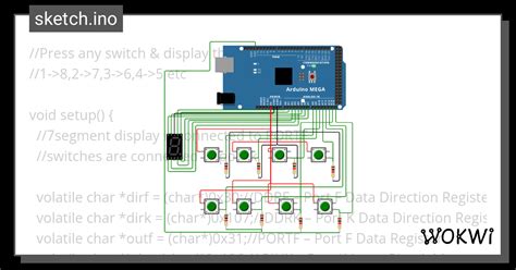 ESP Segment Problems Set Wokwi ESP STM Arduino Simulator