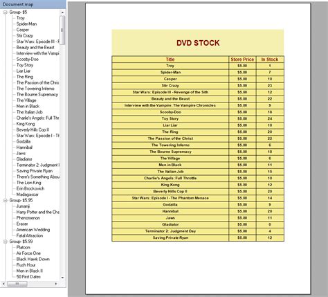 Add Items To The Document Map