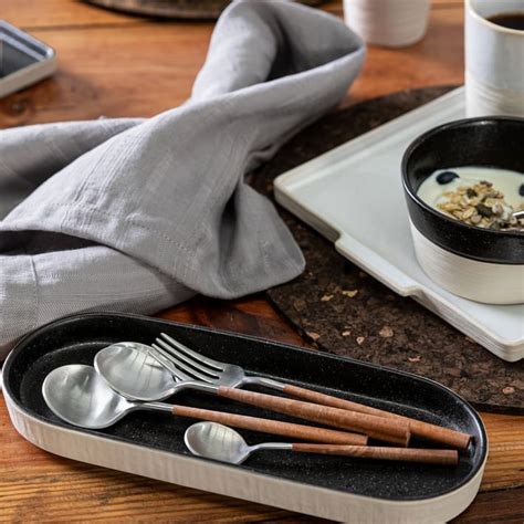 Costa Nova Mito Brushed Stainless Steel Flatware Sets West Elm