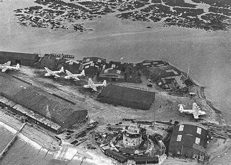 Raf Calshot New Forest Aerial View Forest