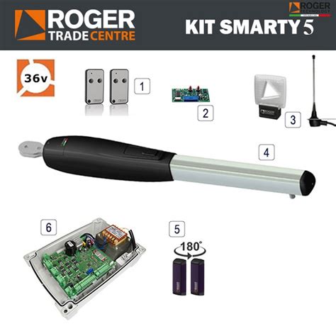 Motor Cánh Tay đòn Roger Smarty 5 Italia Tải Trọng 600 Kg X 5m Cánh