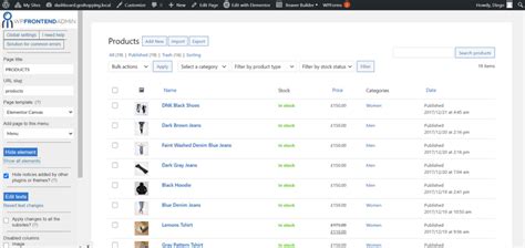 Elementor Templates To Build A Frontend Dashboard